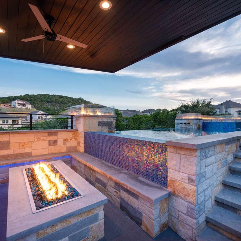 Outdoor Living Gallery - KB Custom Pools - Austin Pool Builder